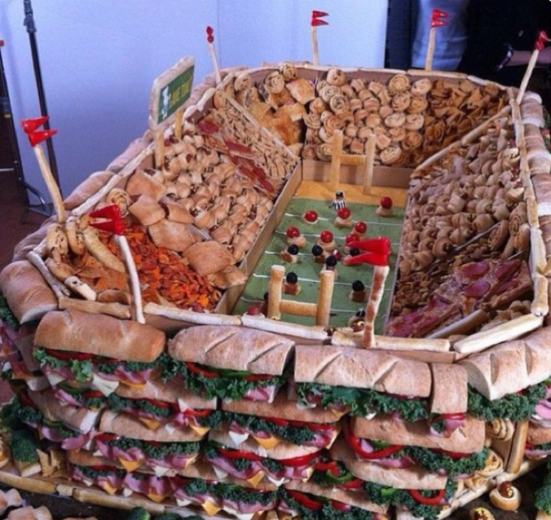 The best looking Super Bowl themed foods