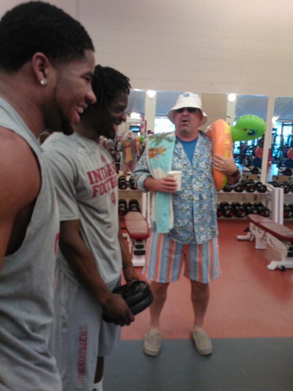 Indiana Football coach Kevin Wilson ready to hit the beach