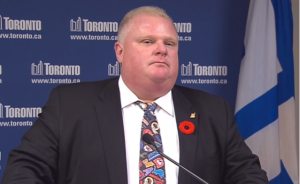 Rob Ford admits smoking Crack Cocaine while wearing NFL Logos Tie