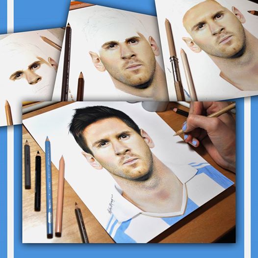 Artist Shows You How To Perfect Lionel Messi Drawing
