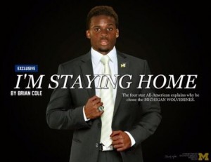 Brian Cole Commits To Michigan In LeBron James Style