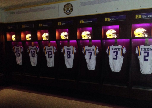 LSU Tigers Unveil Awesome Renovated Game Day Locker Room