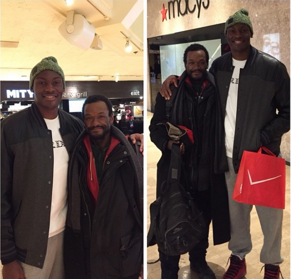 NBA Player Buys Homeless Chicago Man Clothes, Takes Him Out To Dinner